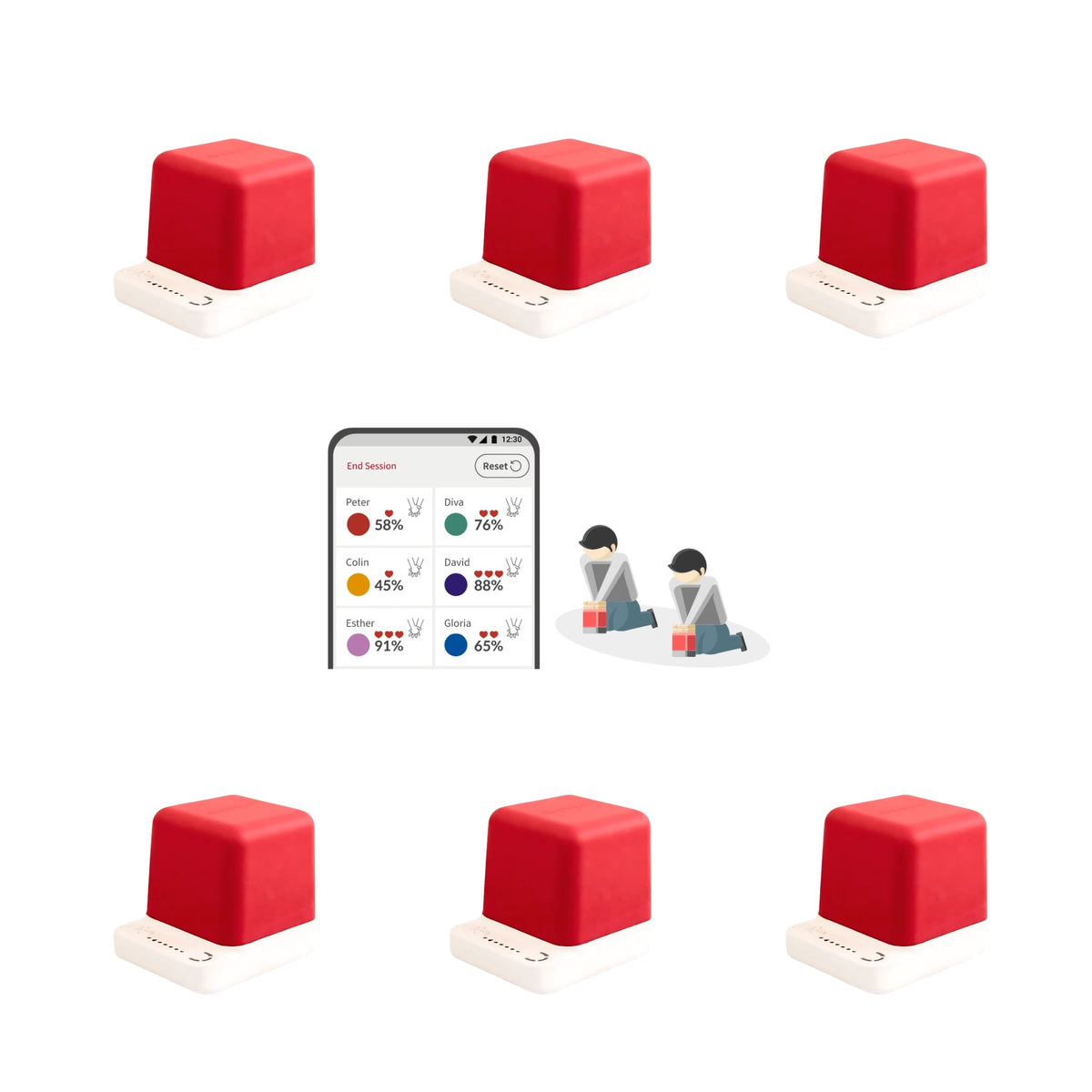 CPR CUBE 3 Pro 6-Pack - Sim & Skills