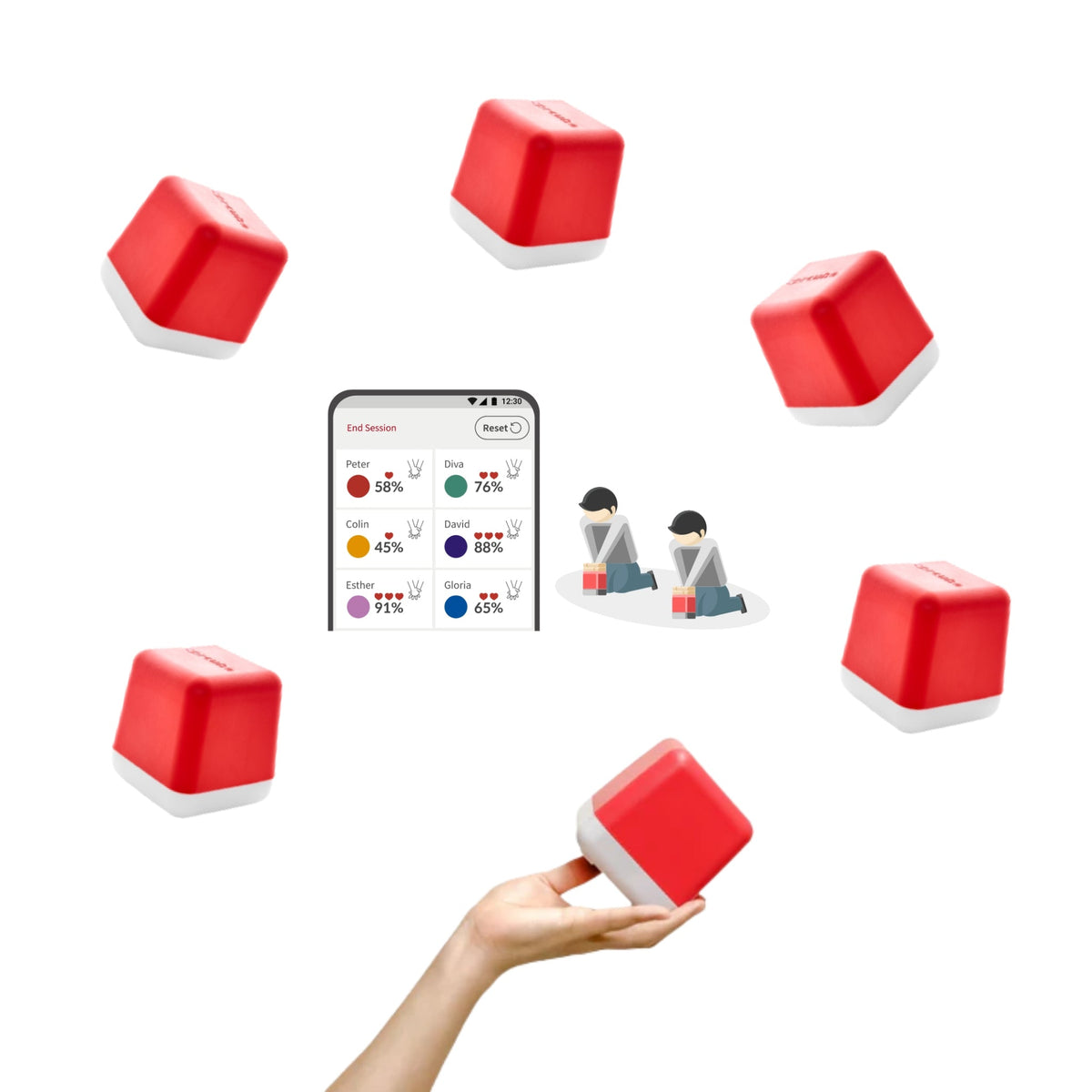 CPR CUBE Pro 6-Pack - Sim & Skills