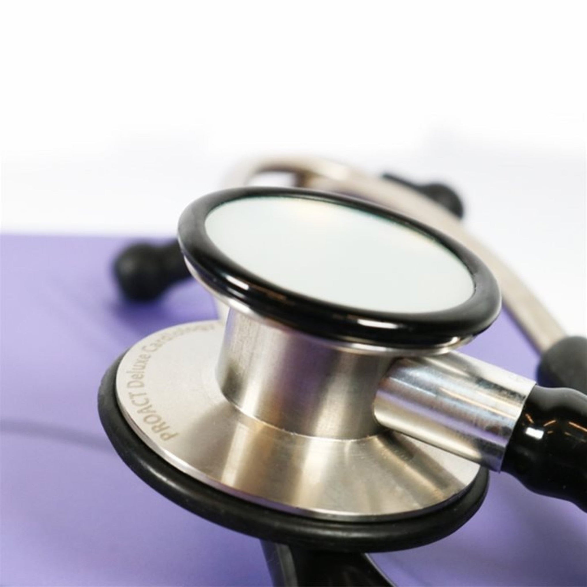 Professional Dual Head Cardiology Stethoscope - Black — Sim & Skills