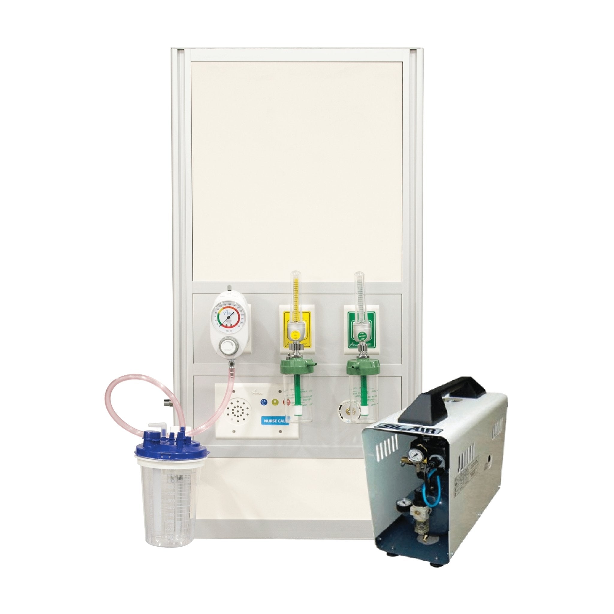 Vertical Simulated Headwall with Air Compressor — Sim & Skills